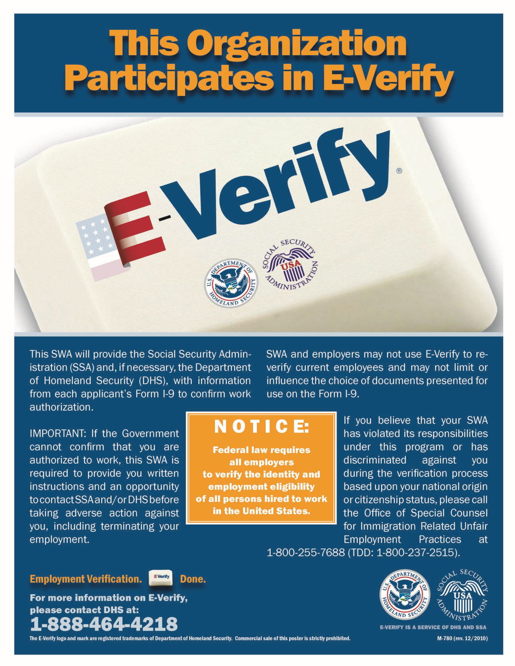 E-Verify Poster (English)